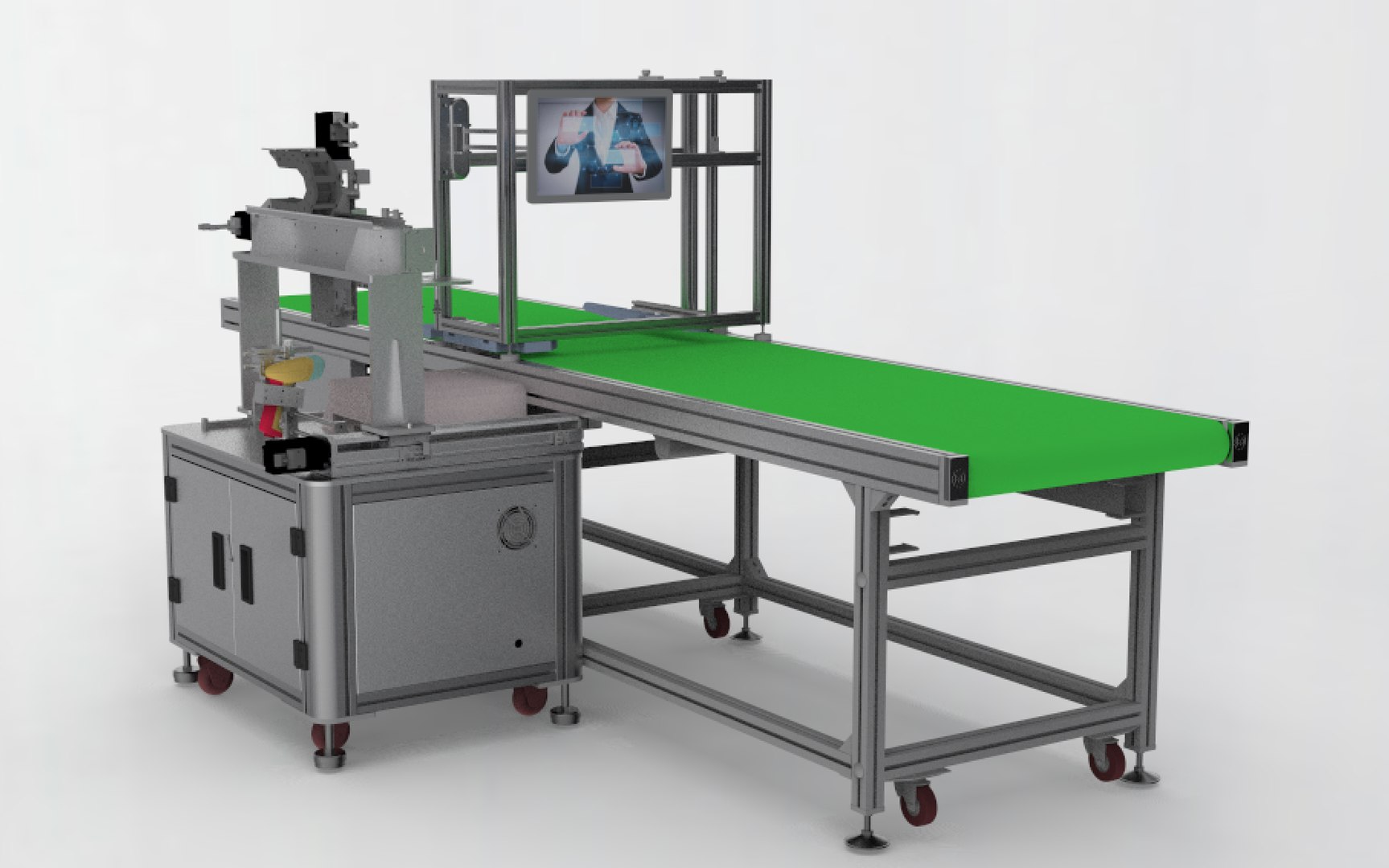 Automatic Weighing Assembly Line Model - TurboSquid 1801390