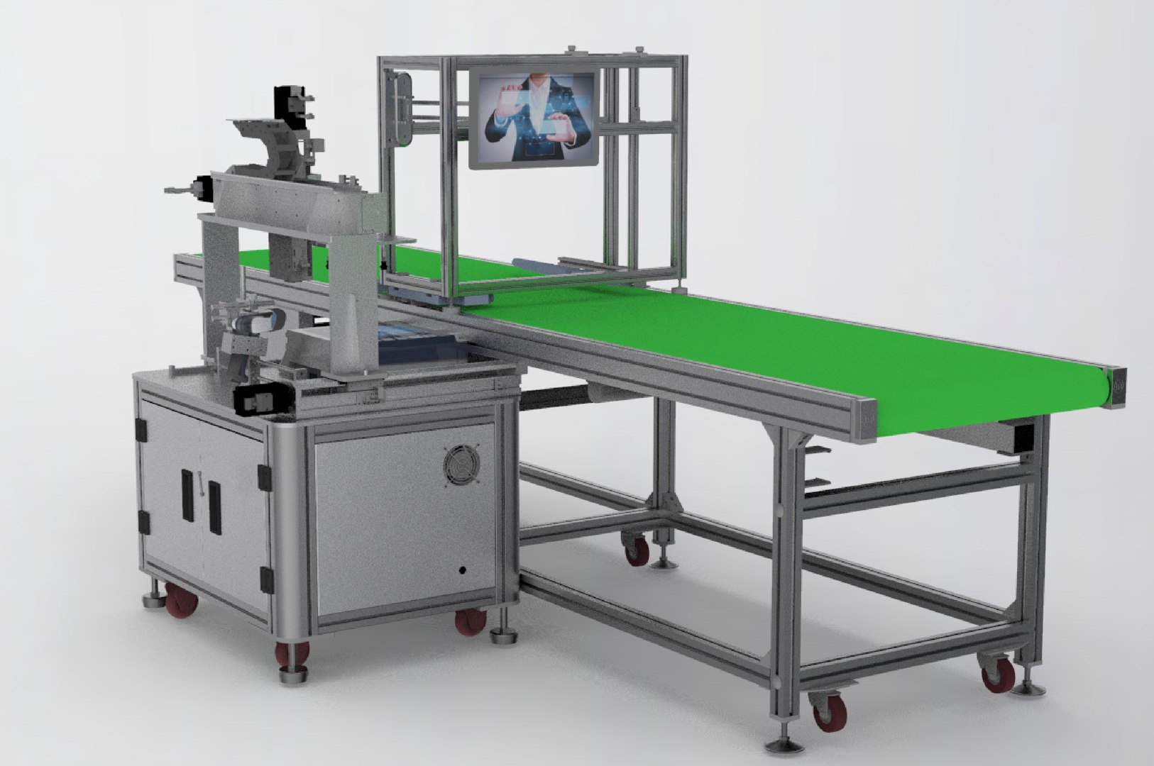 Automatic Weighing Assembly Line Model - TurboSquid 1801390