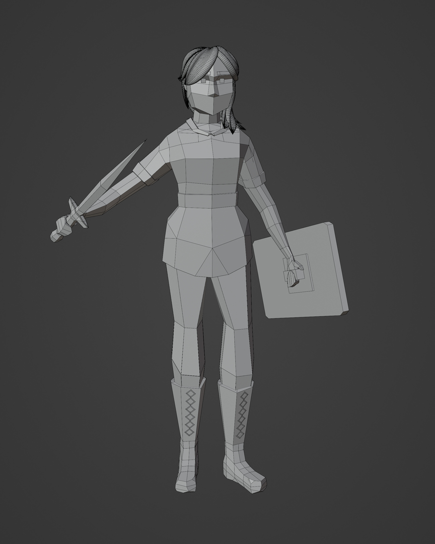3D model Stylized Alex Minecraft low-poly - TurboSquid 1939459