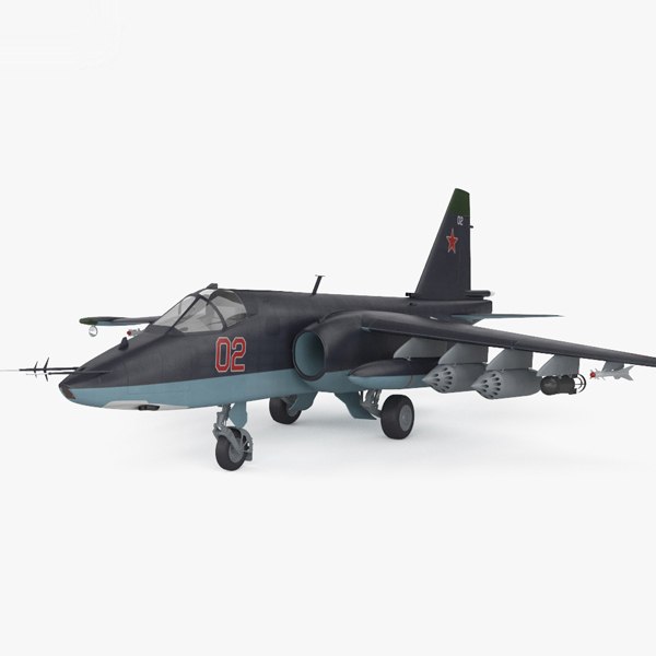 Sukhoi Su-25 3D Modelos para Descargar | TurboSquid