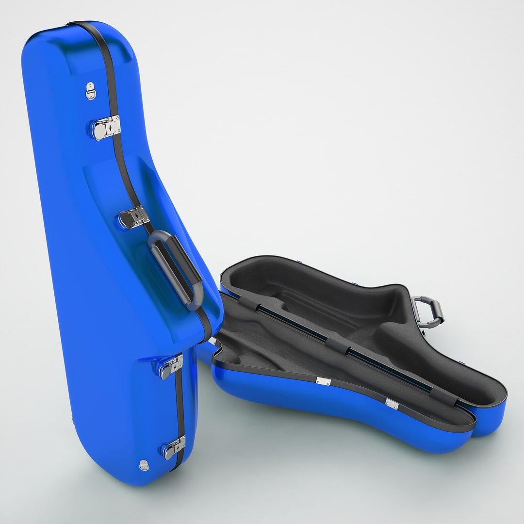 3d Model Bam Case Saxophone