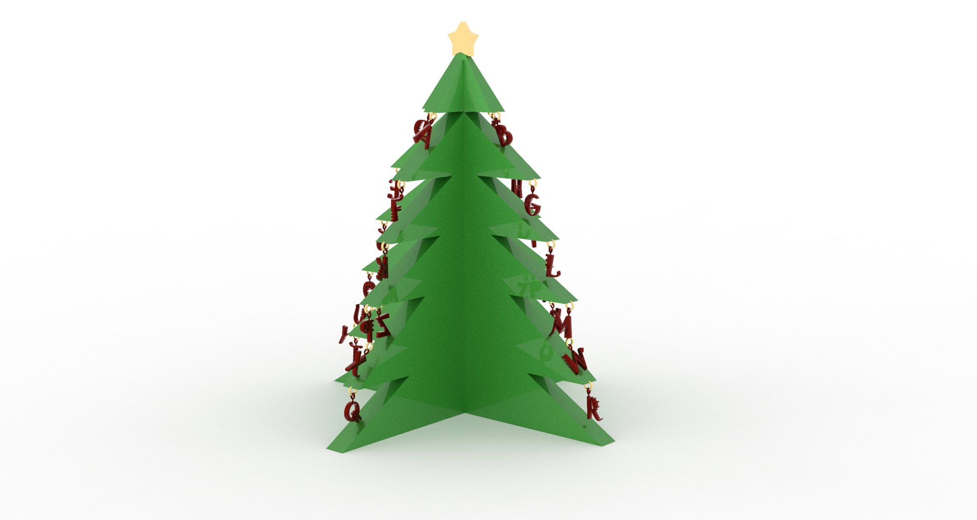 Christmas Tree Feet Height Model - TurboSquid 1656543