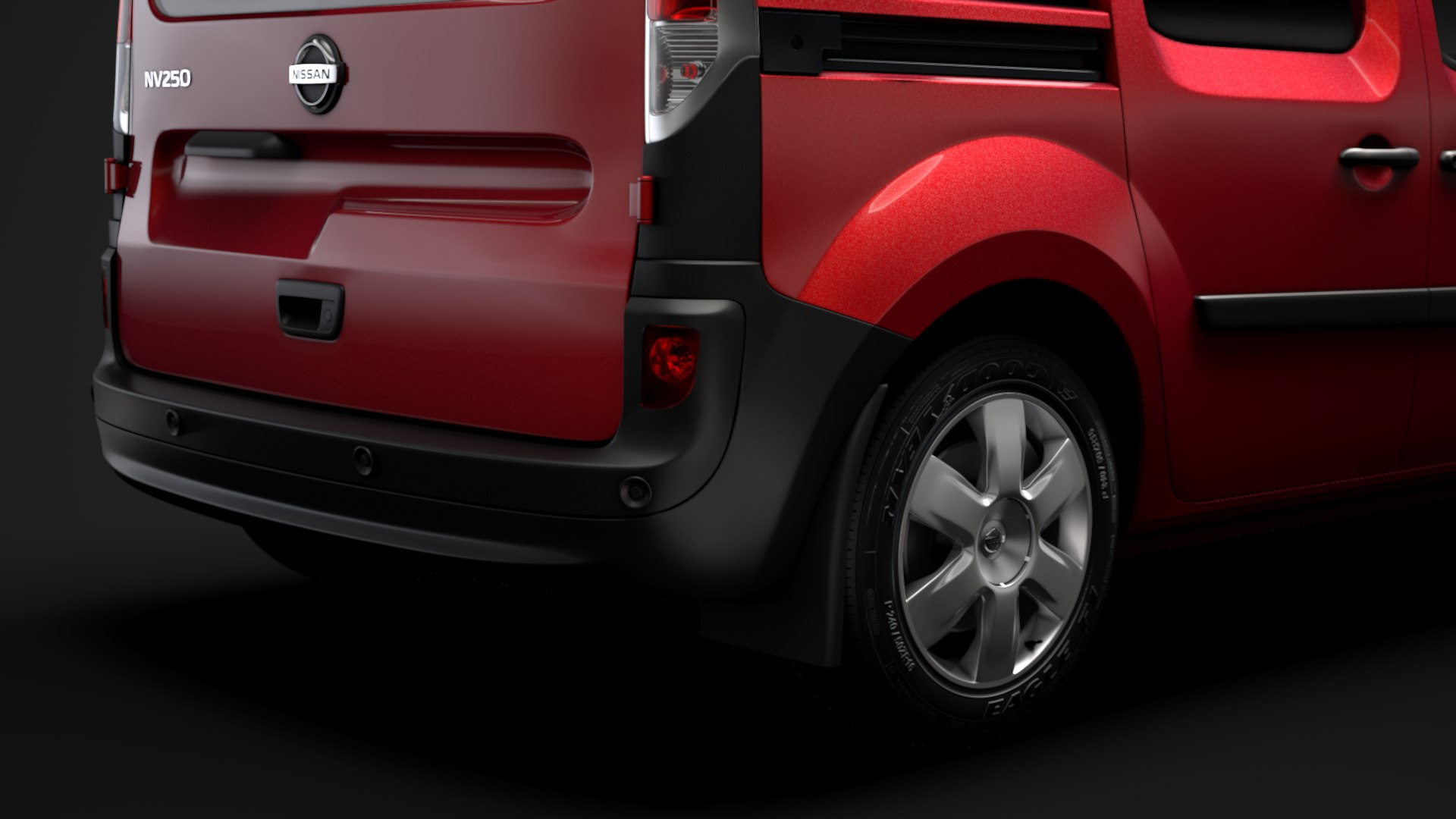 Nissan nv 250 combi 3D model - TurboSquid 1442649