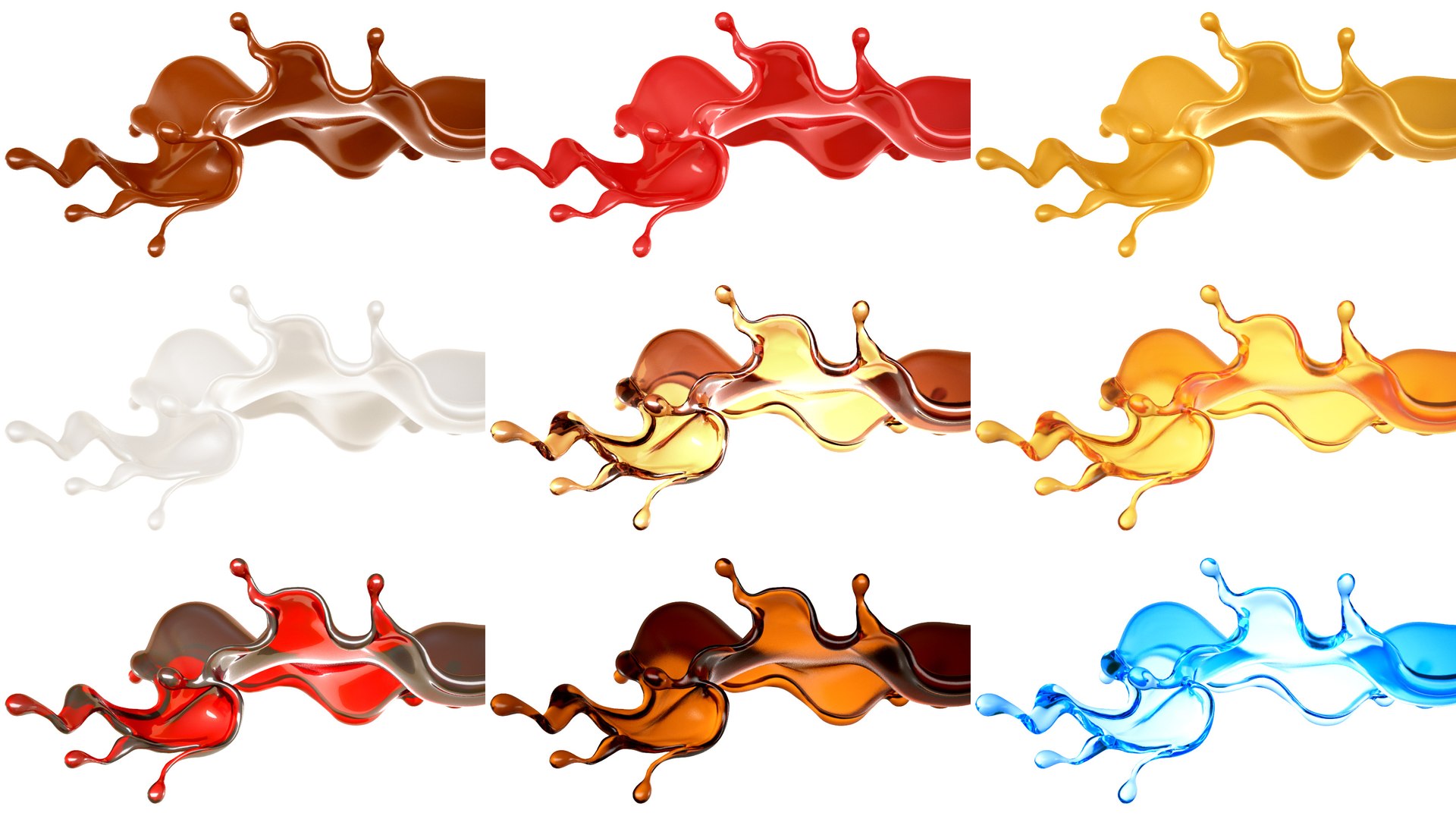 3D Splash Liquid Water Model - TurboSquid 1629296