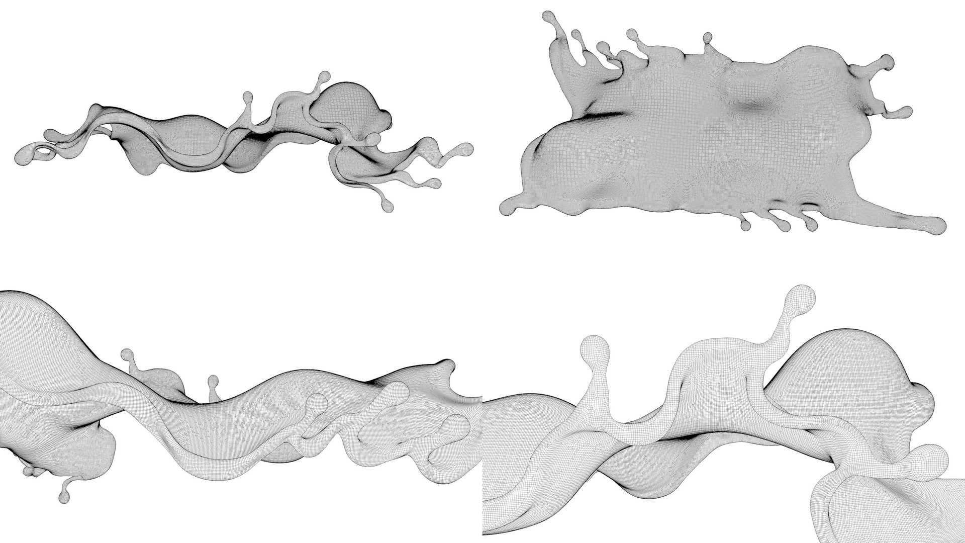 3D Splash Liquid Water Model - TurboSquid 1629296