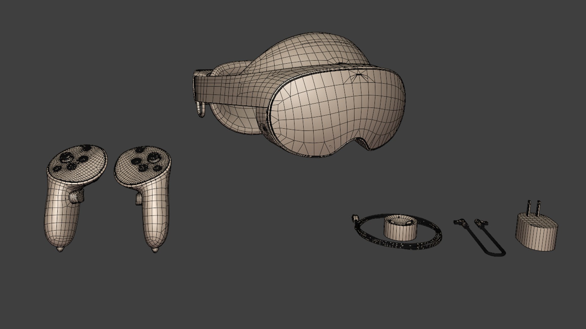 Meta Quest Pro With Meta Quest Touch Pro 3D Model - TurboSquid 2155930