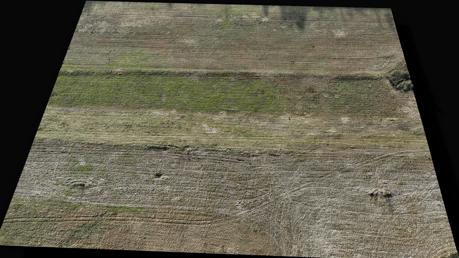 3D Landscape Grass Field Large Area 150m Part2 Drone Scan Model ...