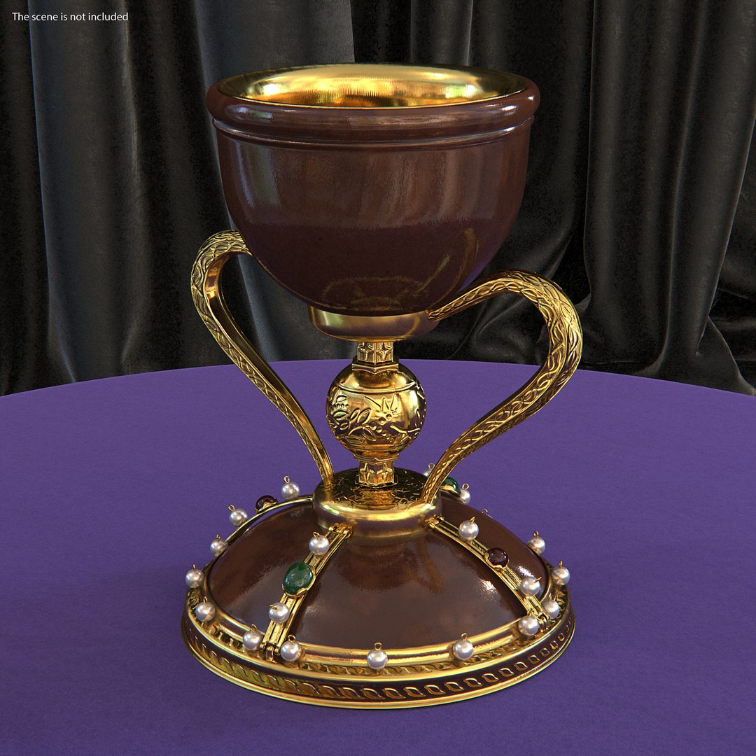 Jeweled cups 3D model - TurboSquid 1620472