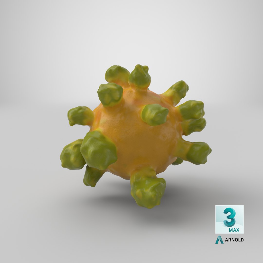 3D measles virus model - TurboSquid 1350200