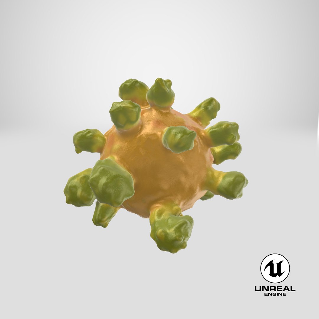 3D measles virus model - TurboSquid 1350200