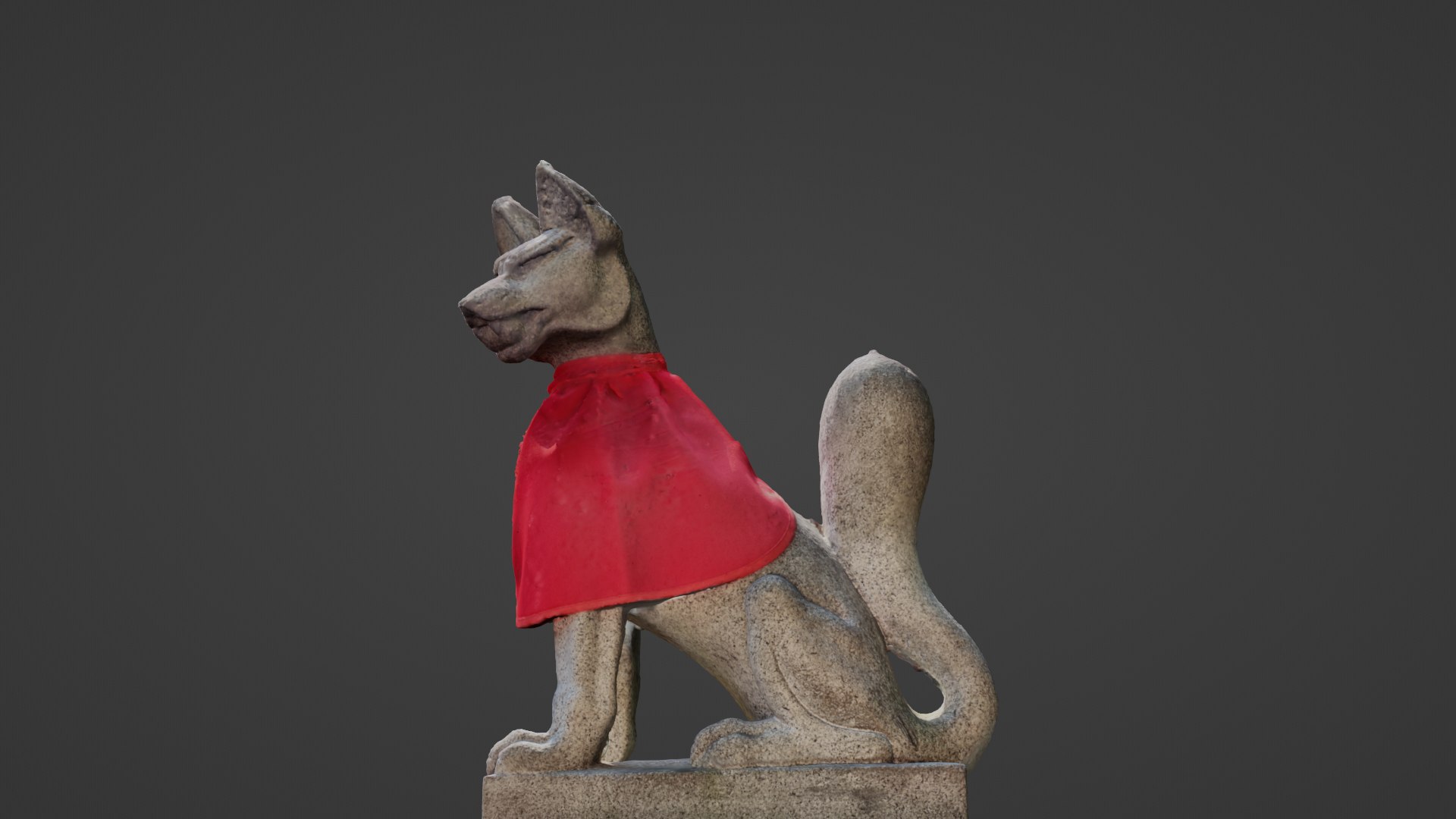 Japanese Guardian Fox 3D - TurboSquid 2091347