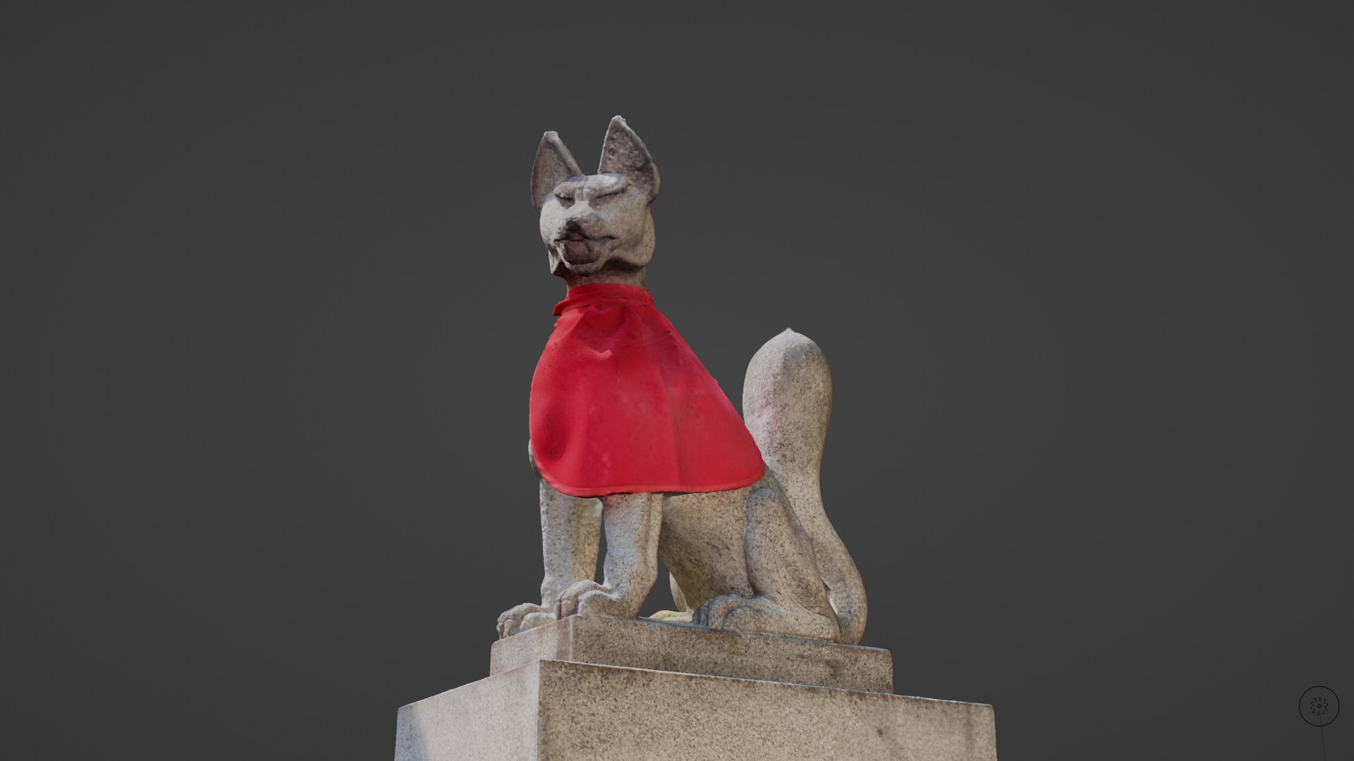Japanese Guardian Fox 3D - TurboSquid 2091347