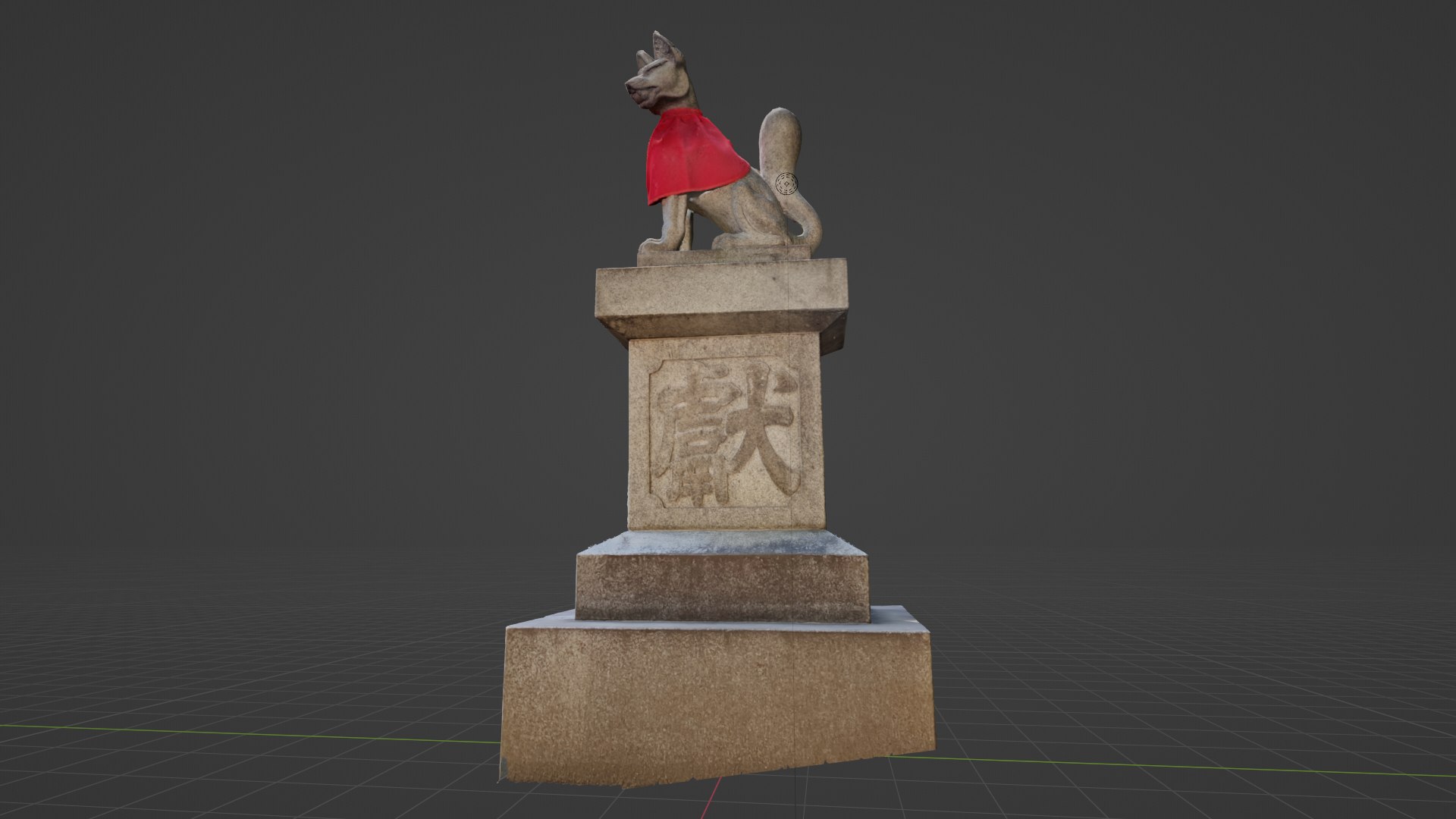 Japanese Guardian Fox 3D - TurboSquid 2091347