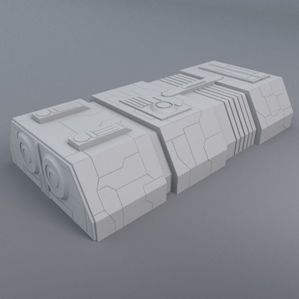 3d model phased array antenna
