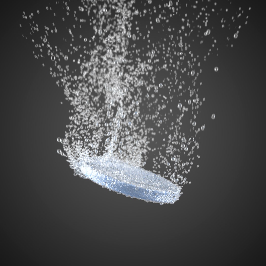 3D Effervescent Tablet - TurboSquid 2175413