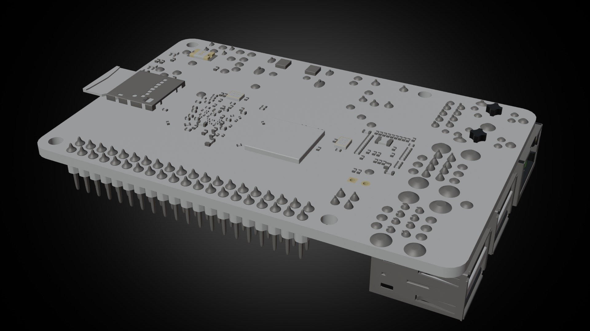 Raspberry Pi 3B Plus Model - TurboSquid 2248001