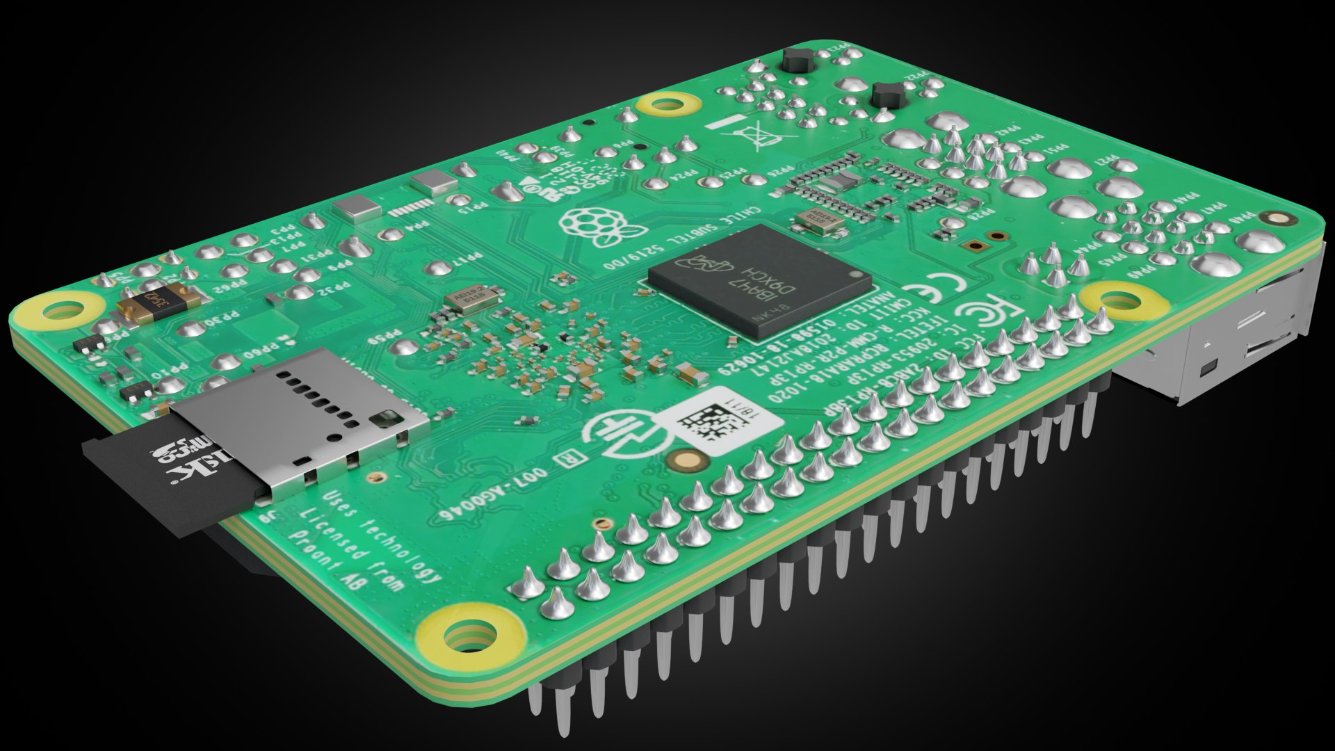 Raspberry Pi 3B Plus Model - TurboSquid 2248001