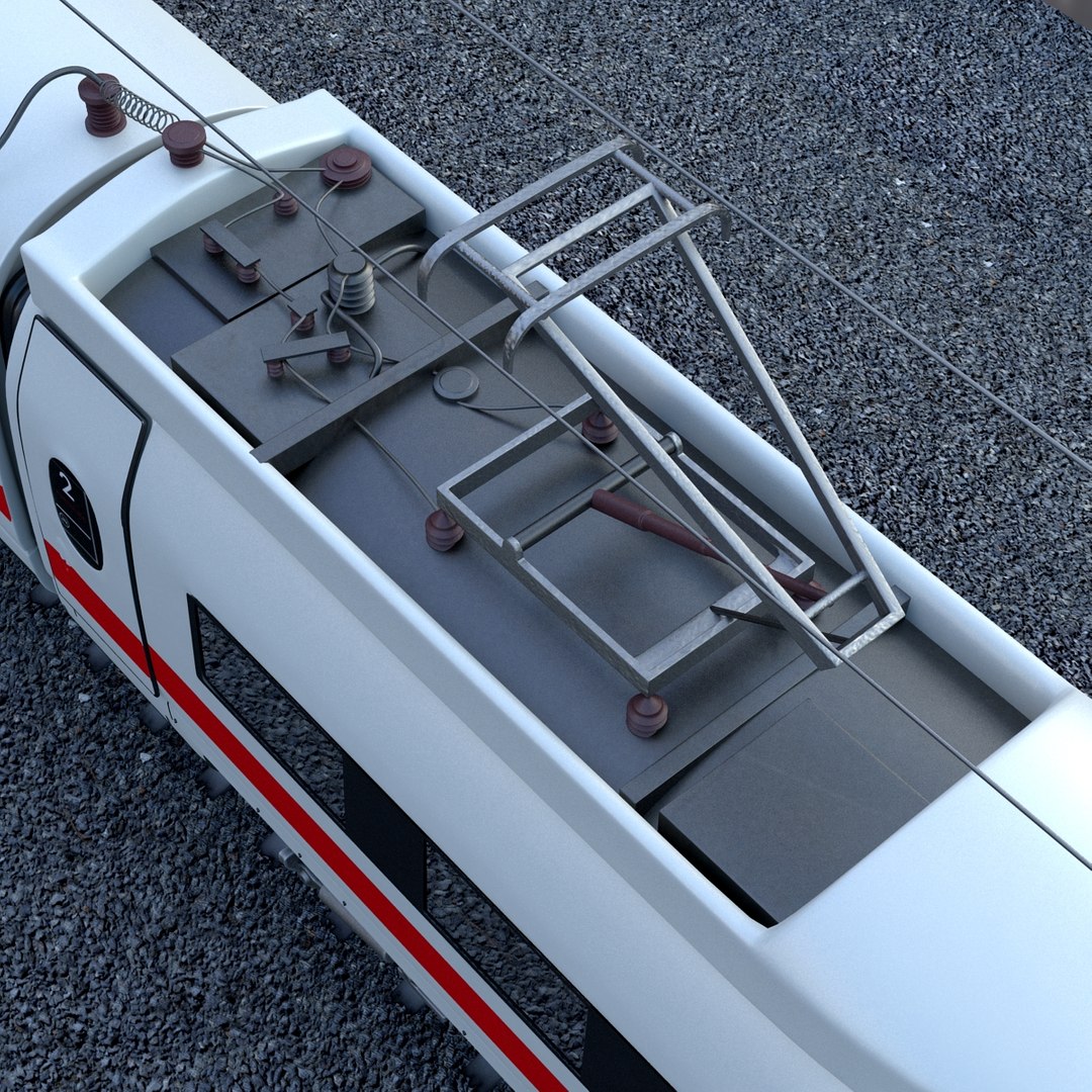 Speed Train Ice3 3d Model