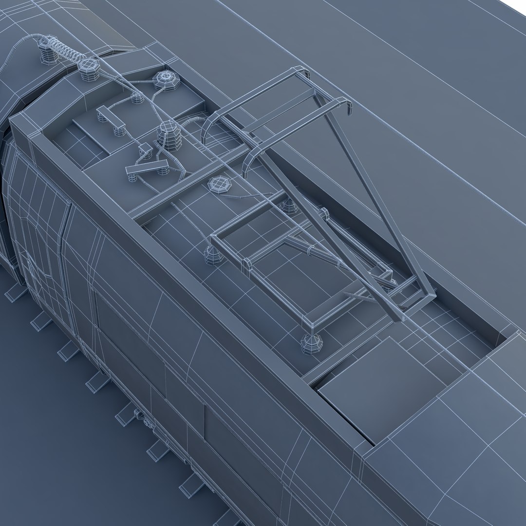 Speed Train Ice3 3d Model