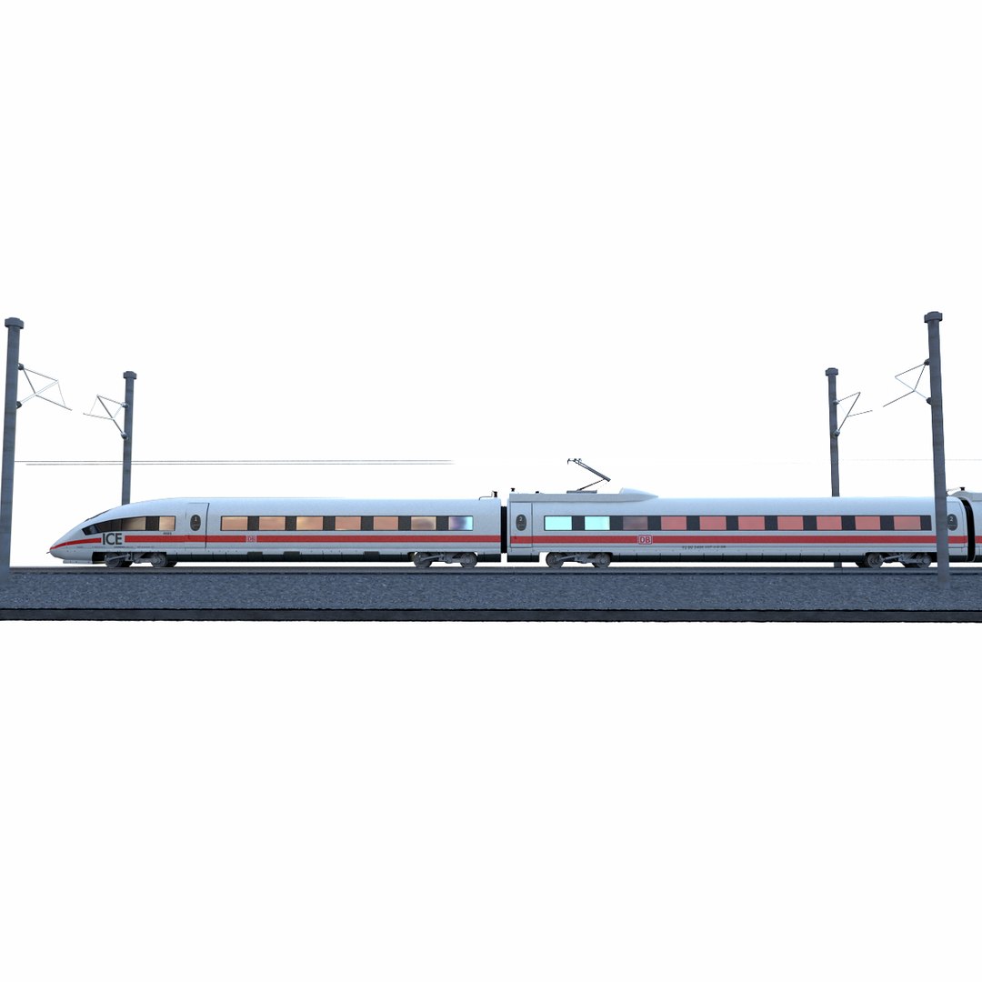 Speed Train Ice3 3d Model