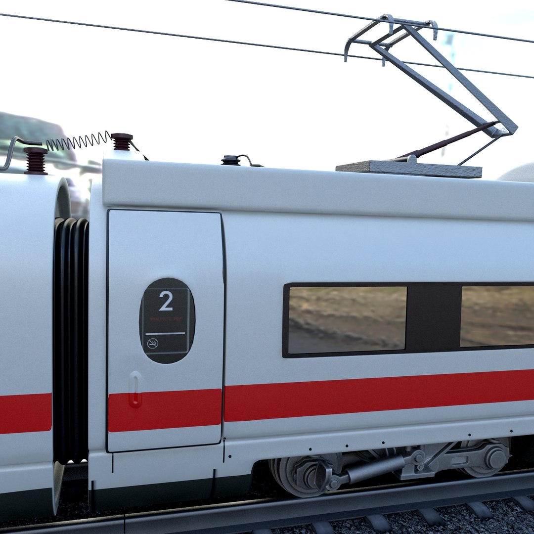Speed Train Ice3 3d Model