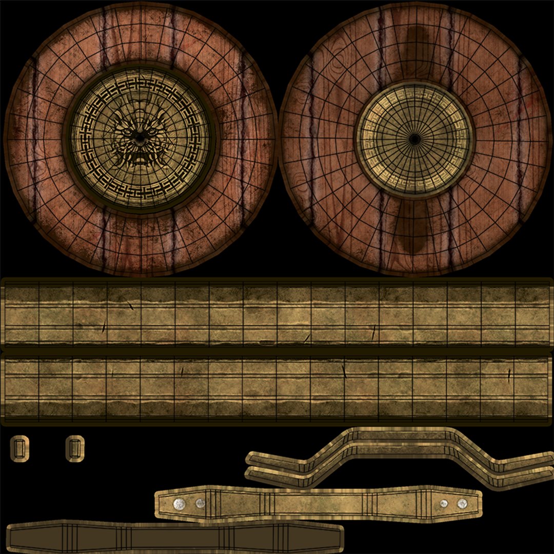 Shield 2 3D Model - TurboSquid 2331928