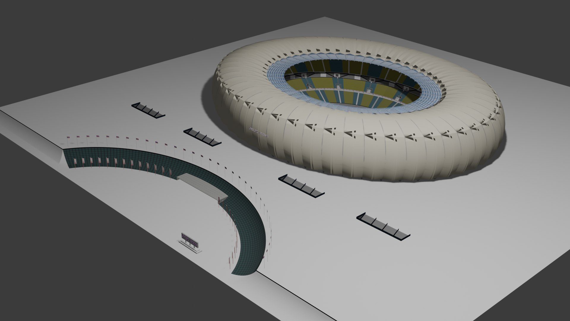 Generic Soccer Stadium 3D - TurboSquid 2463782