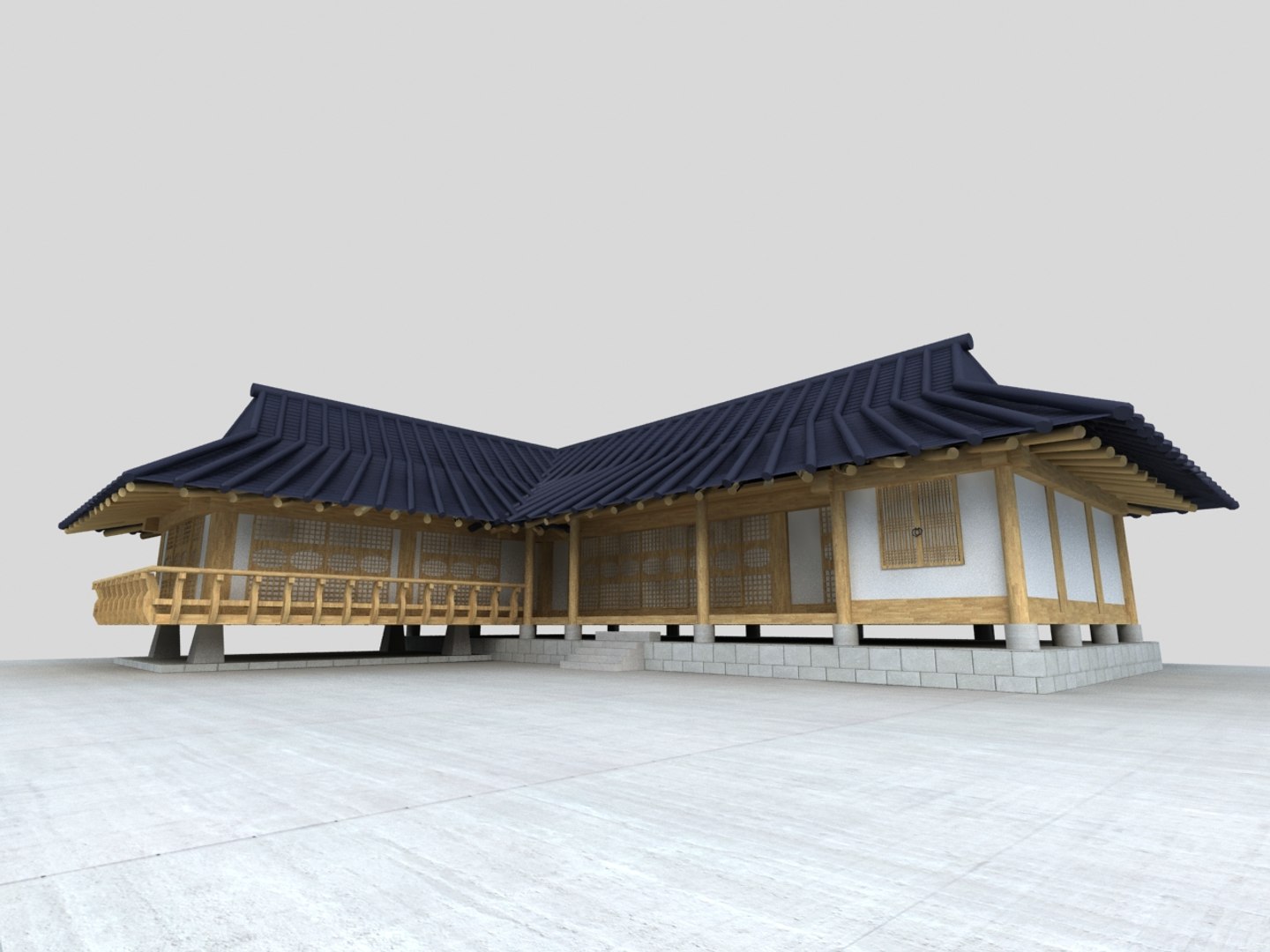 Korea Hanok 3D Model - TurboSquid 1323837