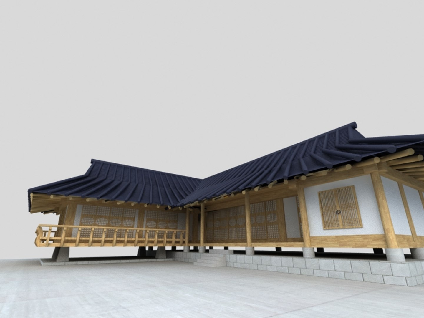 Korea Hanok 3D Model - TurboSquid 1323837
