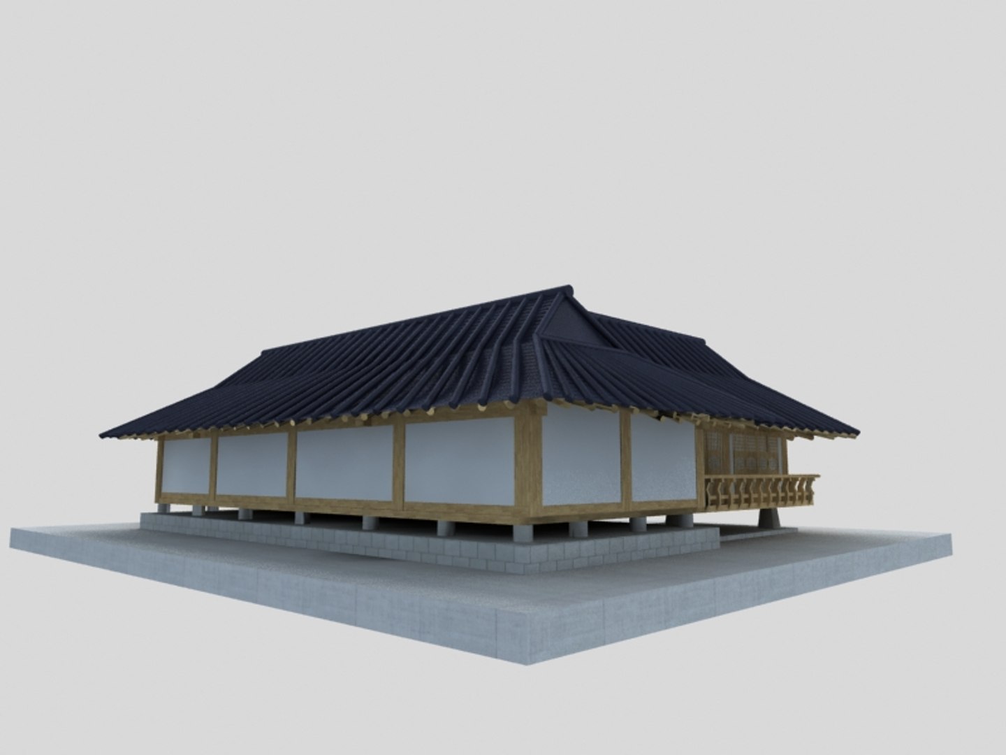 Korea Hanok 3D Model - TurboSquid 1323837