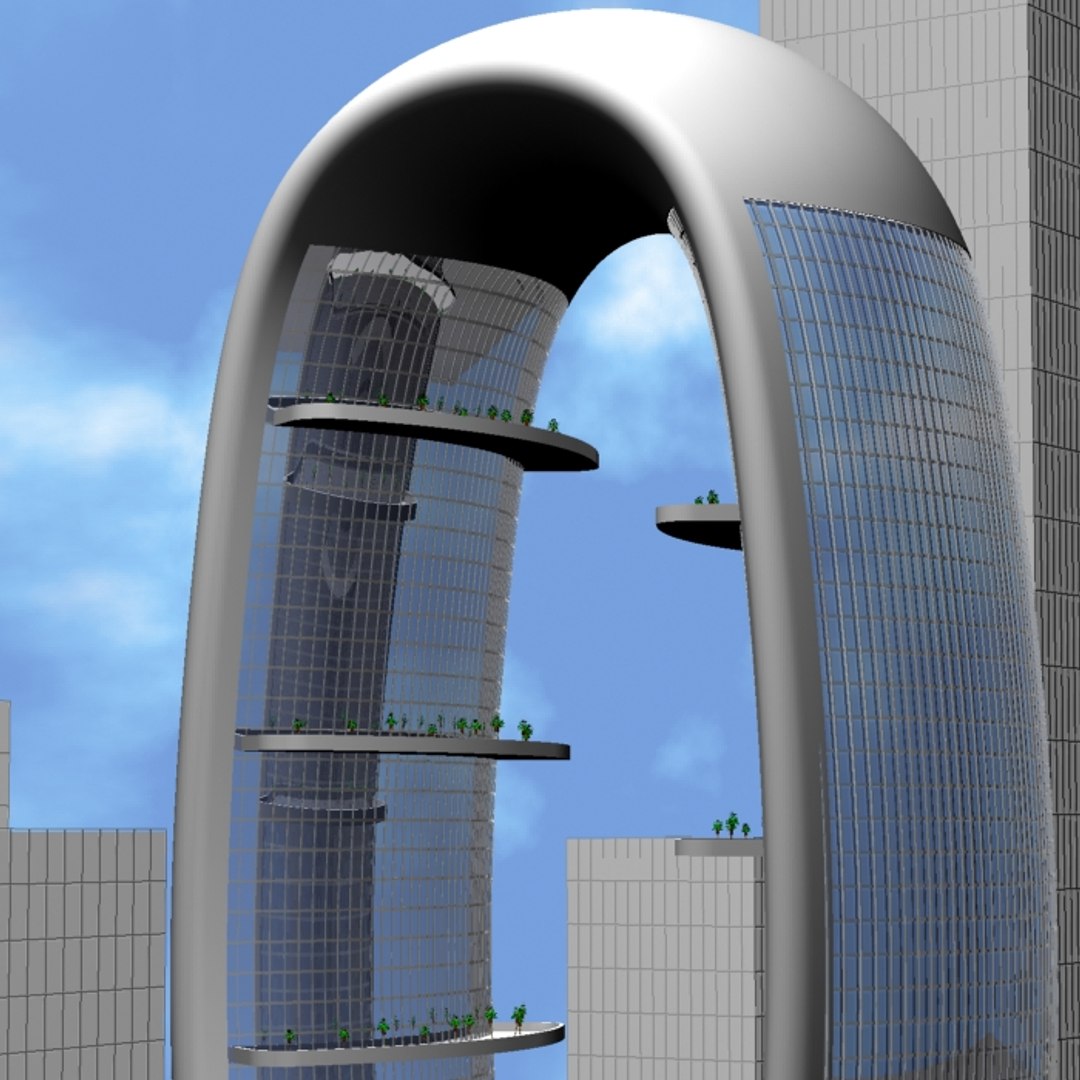3d Skyscraper Building Model