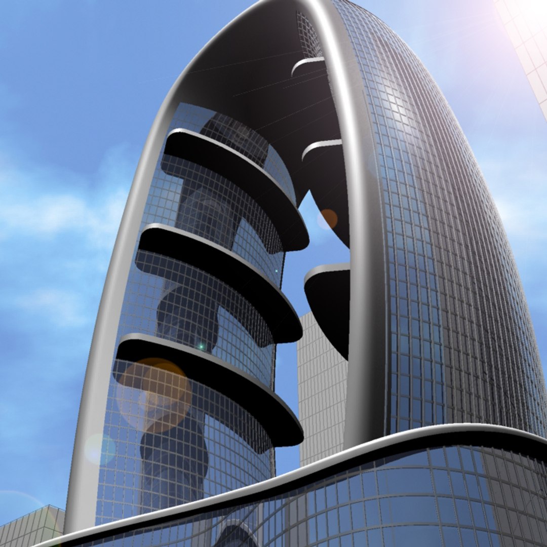 3d Skyscraper Building Model