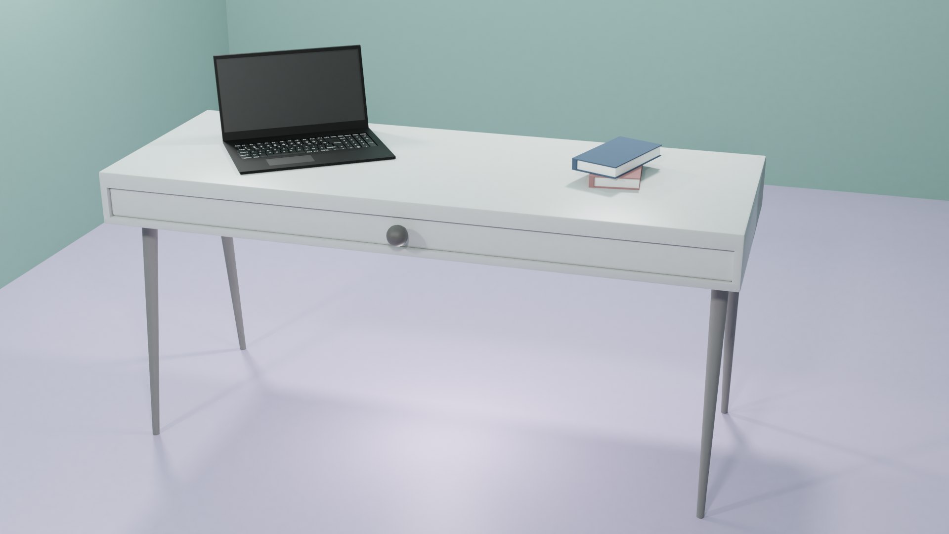 Study Desk Model - TurboSquid 1810890