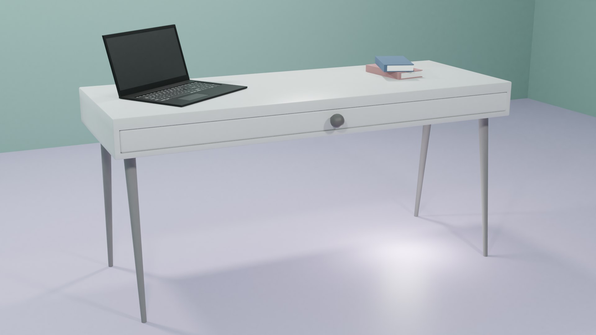 Study Desk Model - TurboSquid 1810890