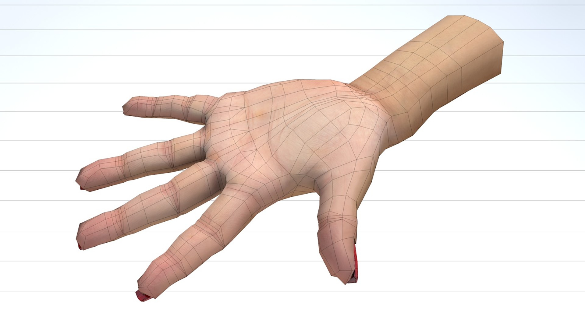 3D Modeled Hand Model - TurboSquid 1536083