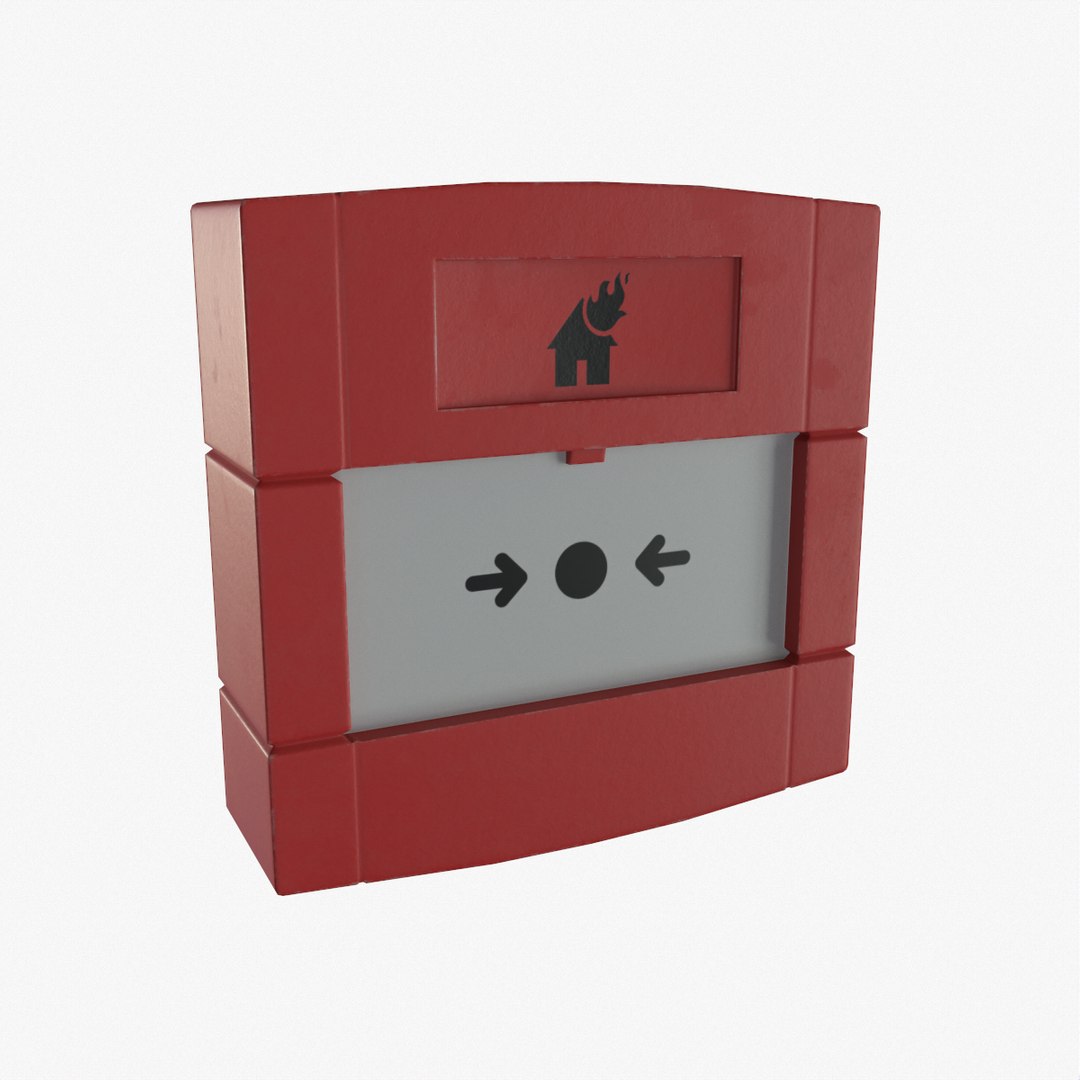 3D Fire Alarm Button Model - TurboSquid 2051254