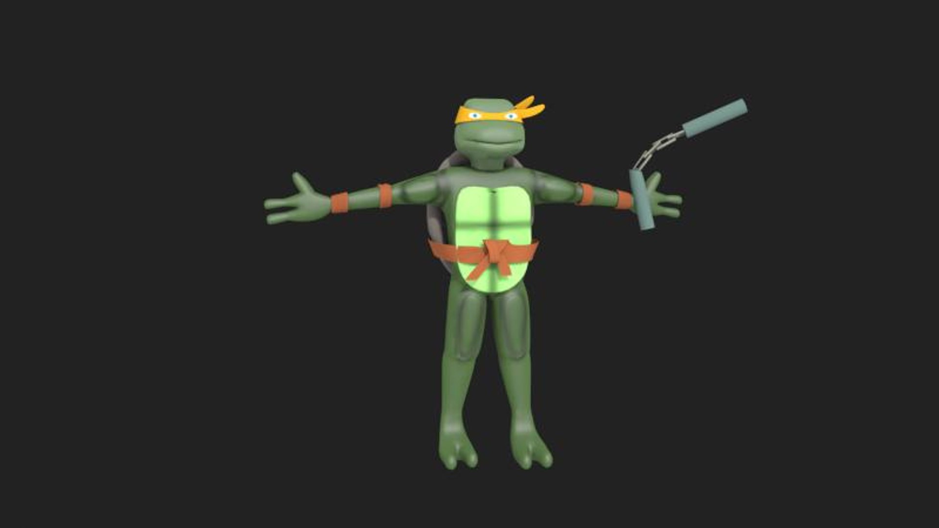 Rigged TMNT Ninja Turtle 3D Model - TurboSquid 1723512