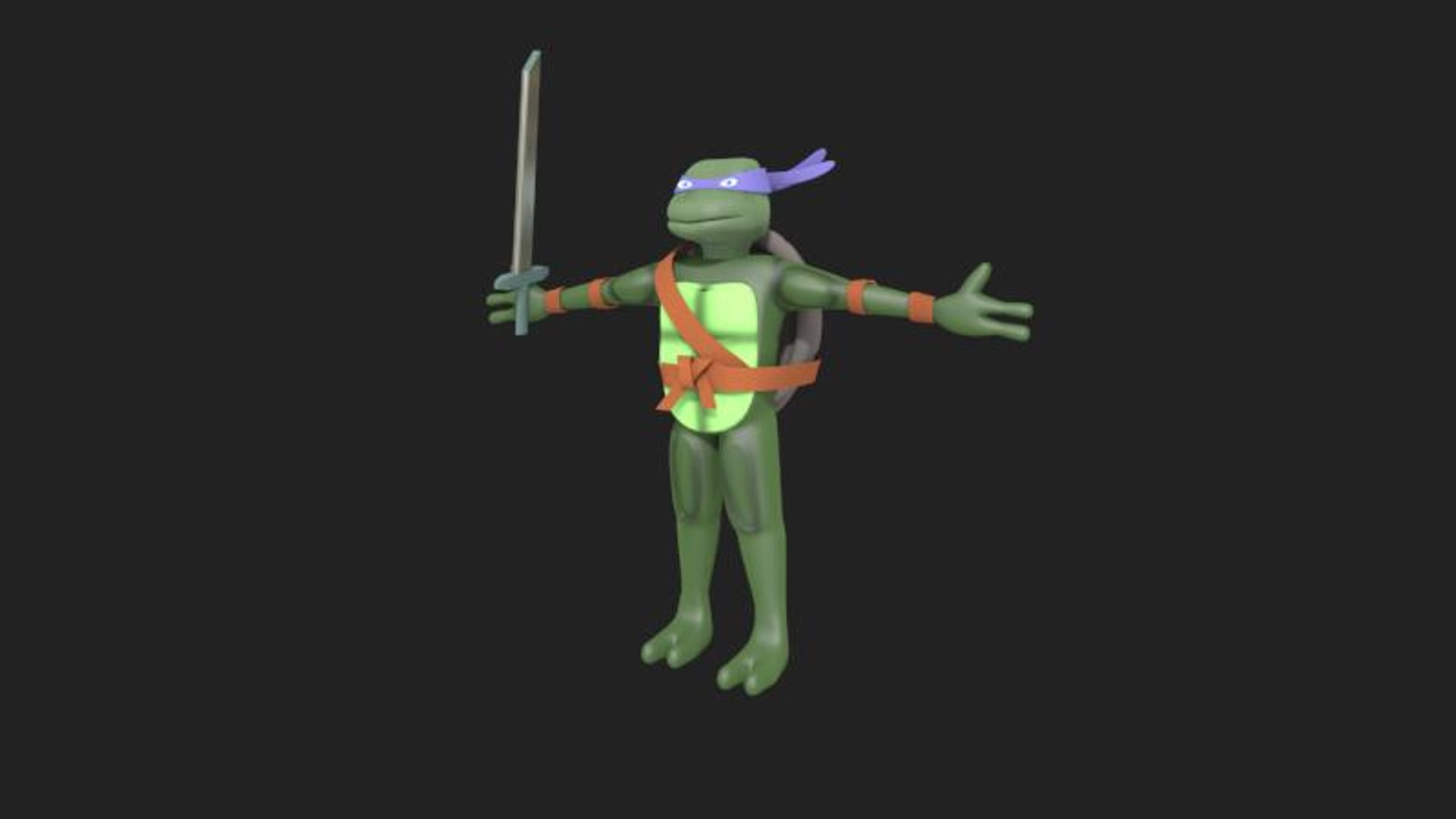 Rigged TMNT Ninja Turtle 3D Model - TurboSquid 1723512