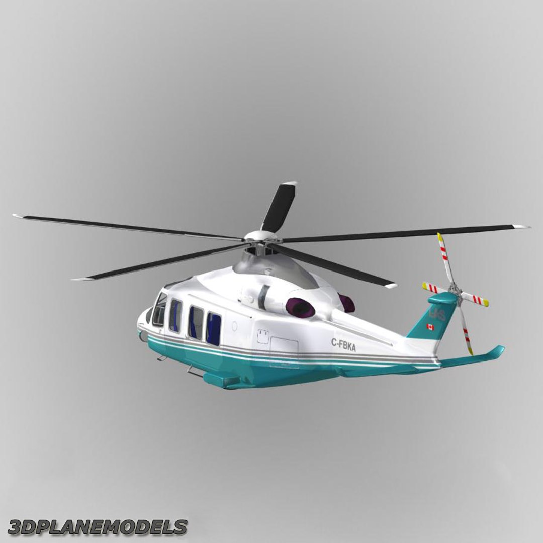 agusta westland aw-139 londen 3ds