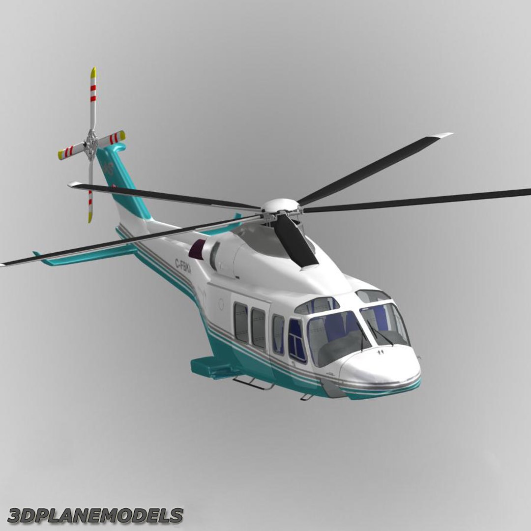 agusta westland aw-139 londen 3ds
