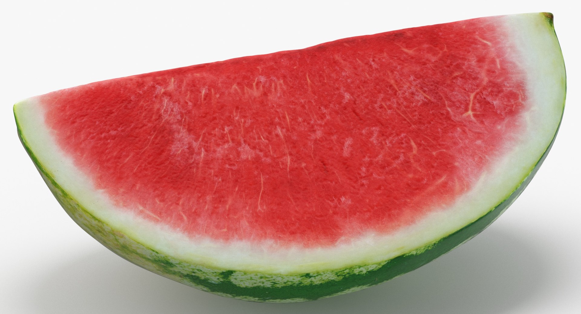 3D watermelon quarter cut 01 model - TurboSquid 1526377