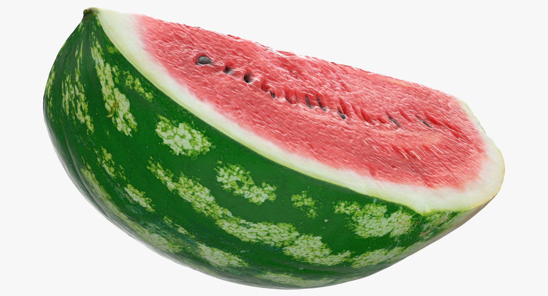 3D watermelon quarter cut 01 model - TurboSquid 1526377