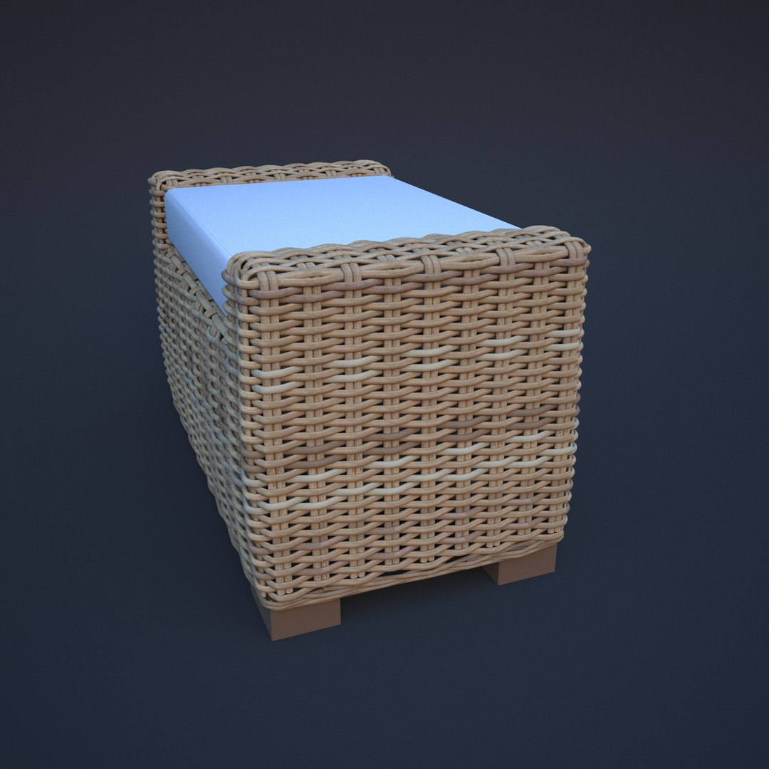 3D model wicker chair - TurboSquid 1606951