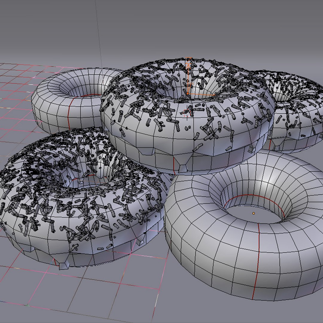 3D Model Donuts Sprinkles - TurboSquid 1166413