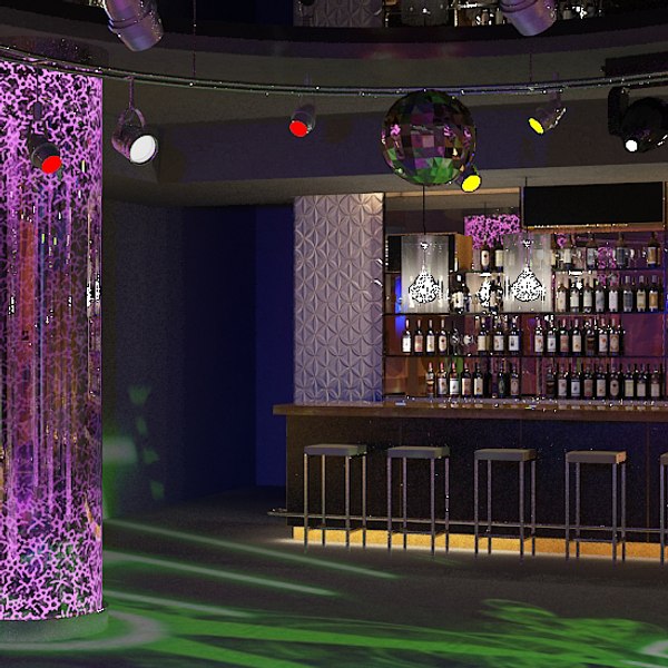 night club 3d max