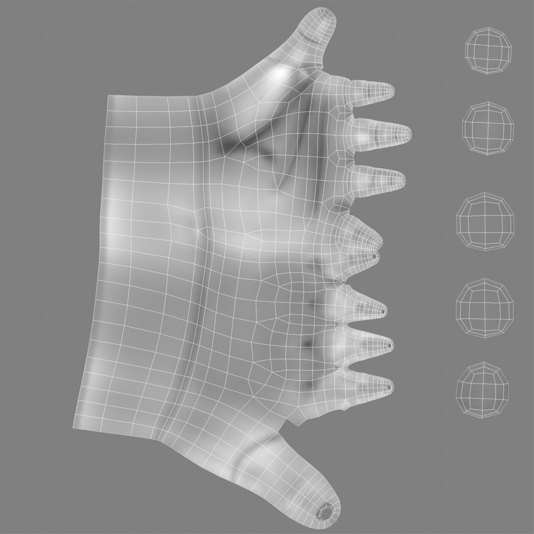 3d Baby Hand