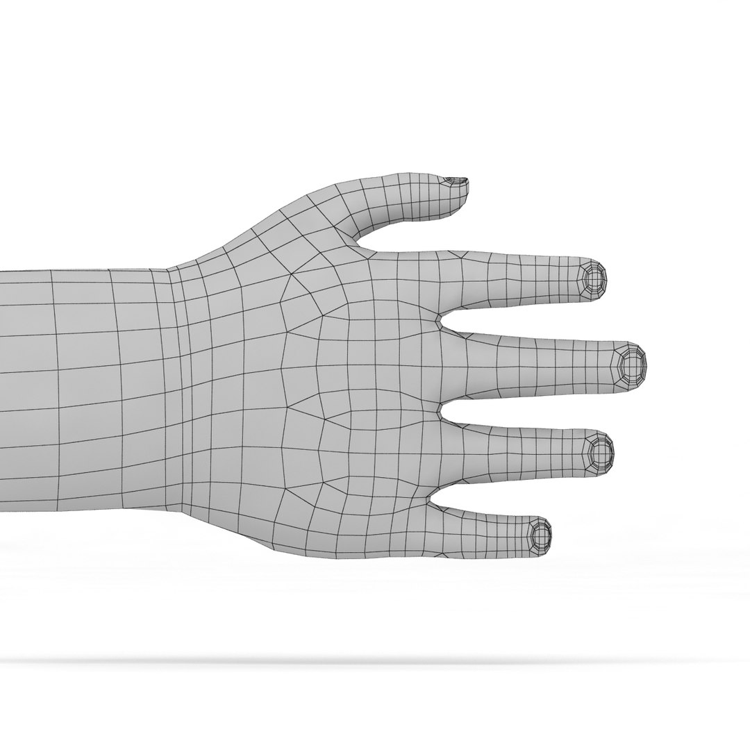 3d Baby Hand