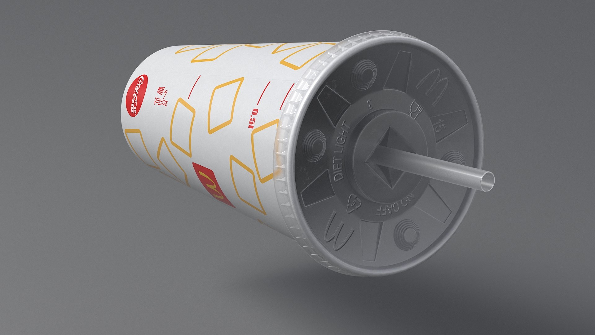 Realistic McDonalds Cola 3D - TurboSquid 1815929
