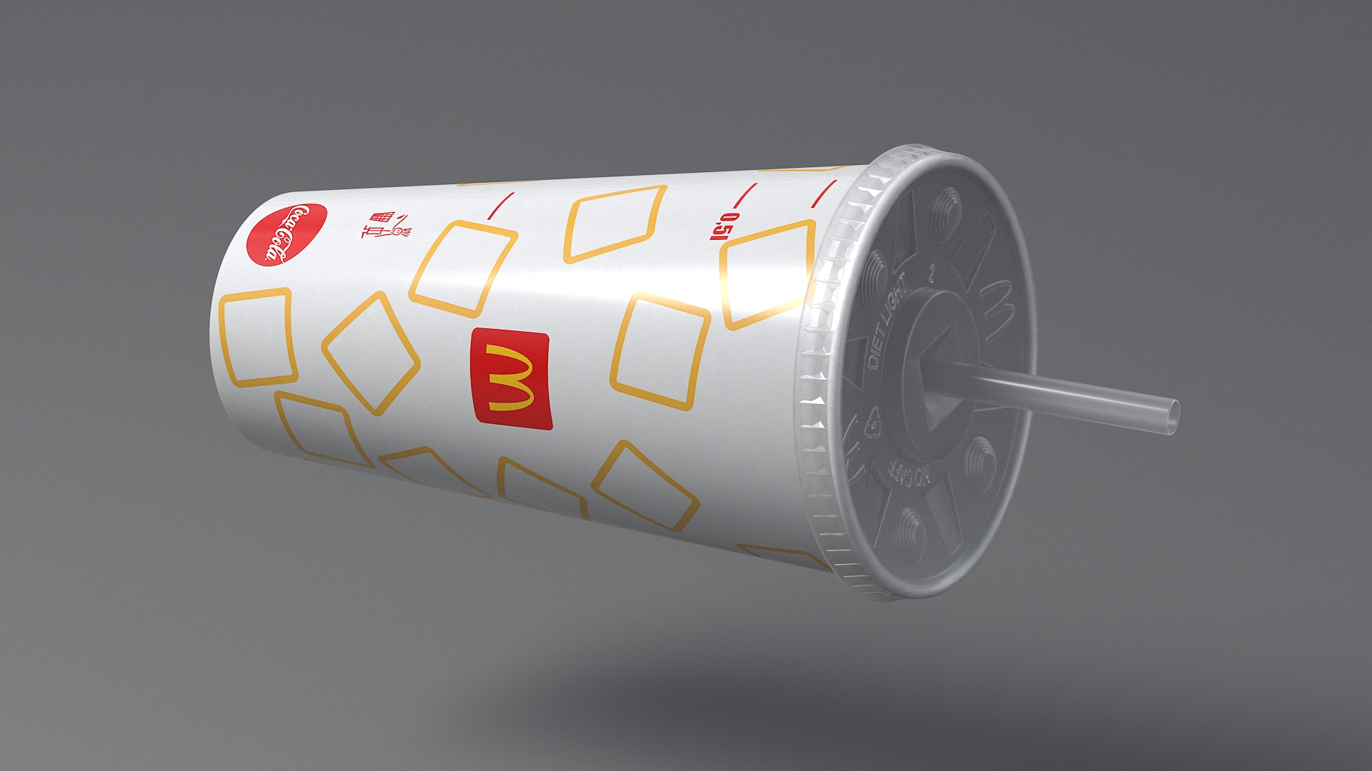 Realistic McDonalds Cola 3D - TurboSquid 1815929