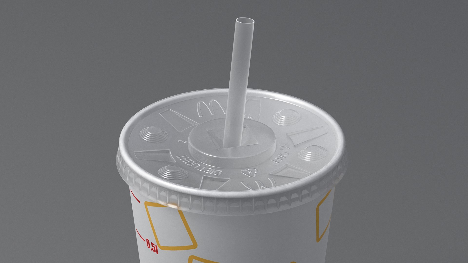 Realistic McDonalds Cola 3D - TurboSquid 1815929